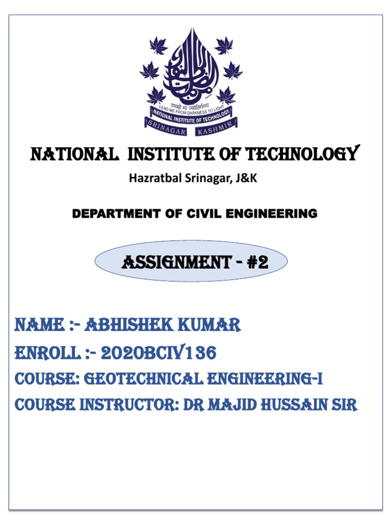 Assignment - #2 Geotech | PDF | Density | Sand