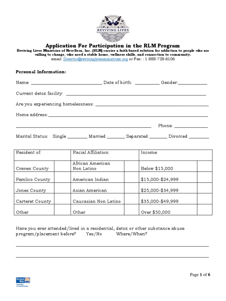 RLM Application 2022 | PDF | Substance Abuse | Health Sciences