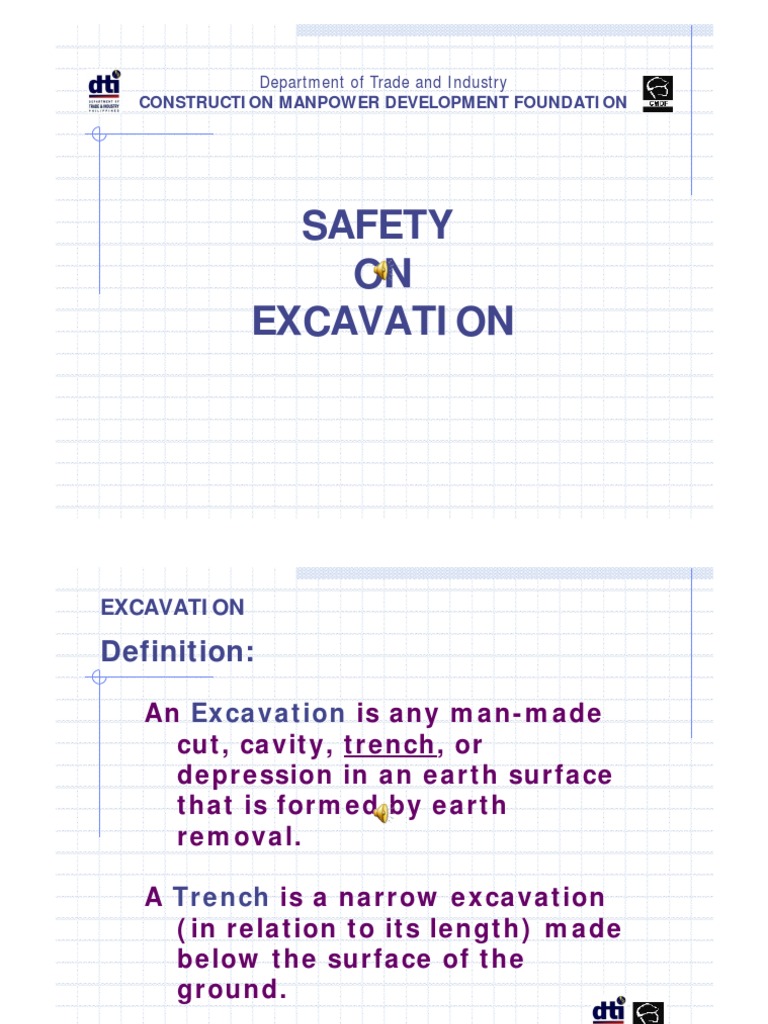 Excavation Safety | PDF | Personal Protective Equipment | Safety