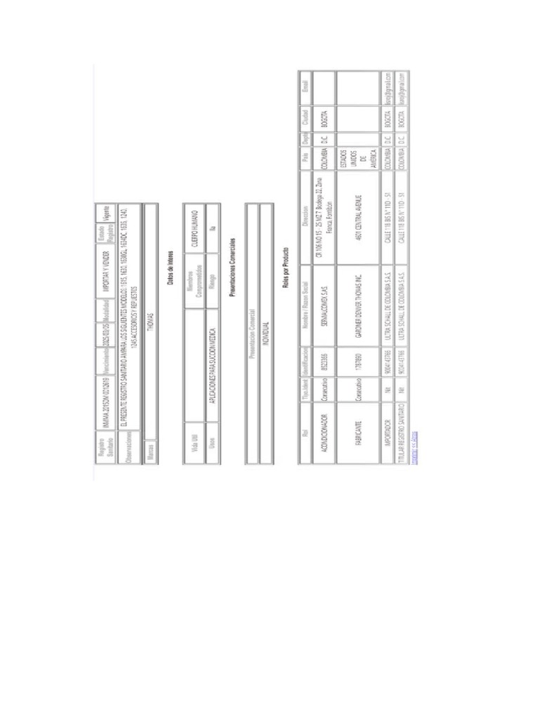 Invima Succionador Thomas | PDF