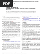 Saybolt Color of Petroleum Products (Saybolt Chromometer Method) | PDF ...