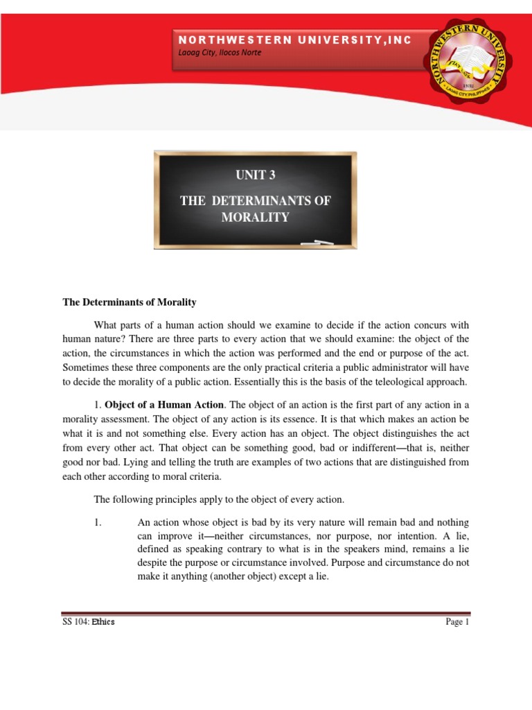 Ethics for Public Administrators | PDF | Morality | Intention