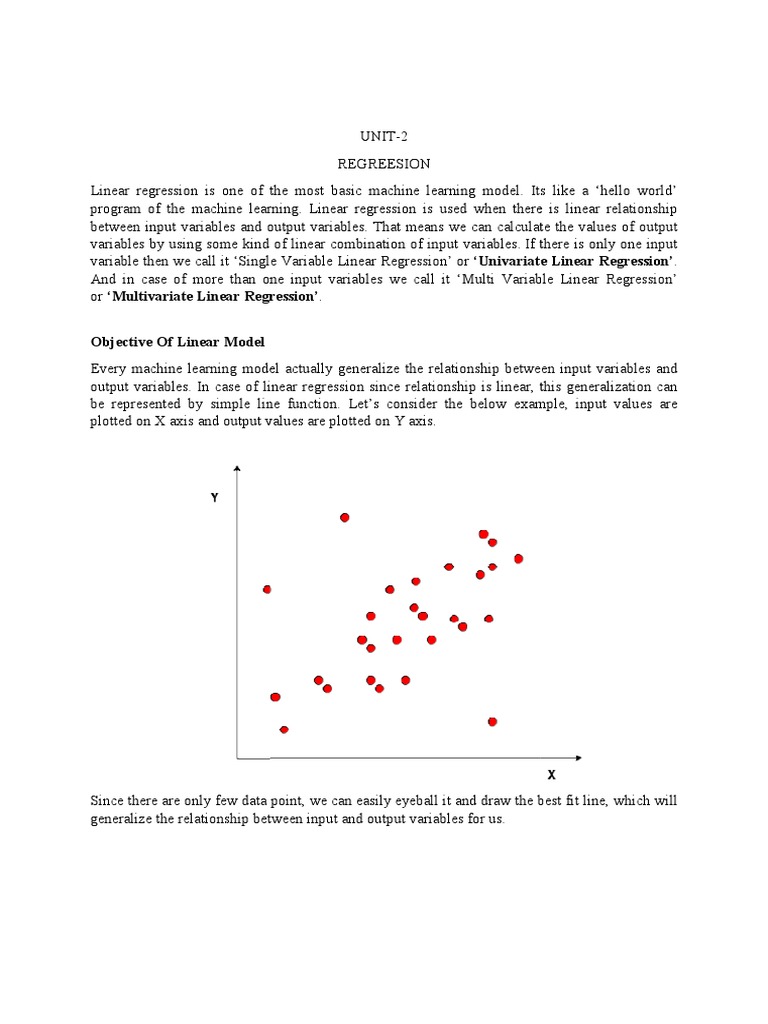 Regression Notes | PDF | Regression Analysis | Linear Regression