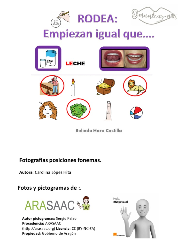 Sílabas Iniciales 1 Con L | PDF