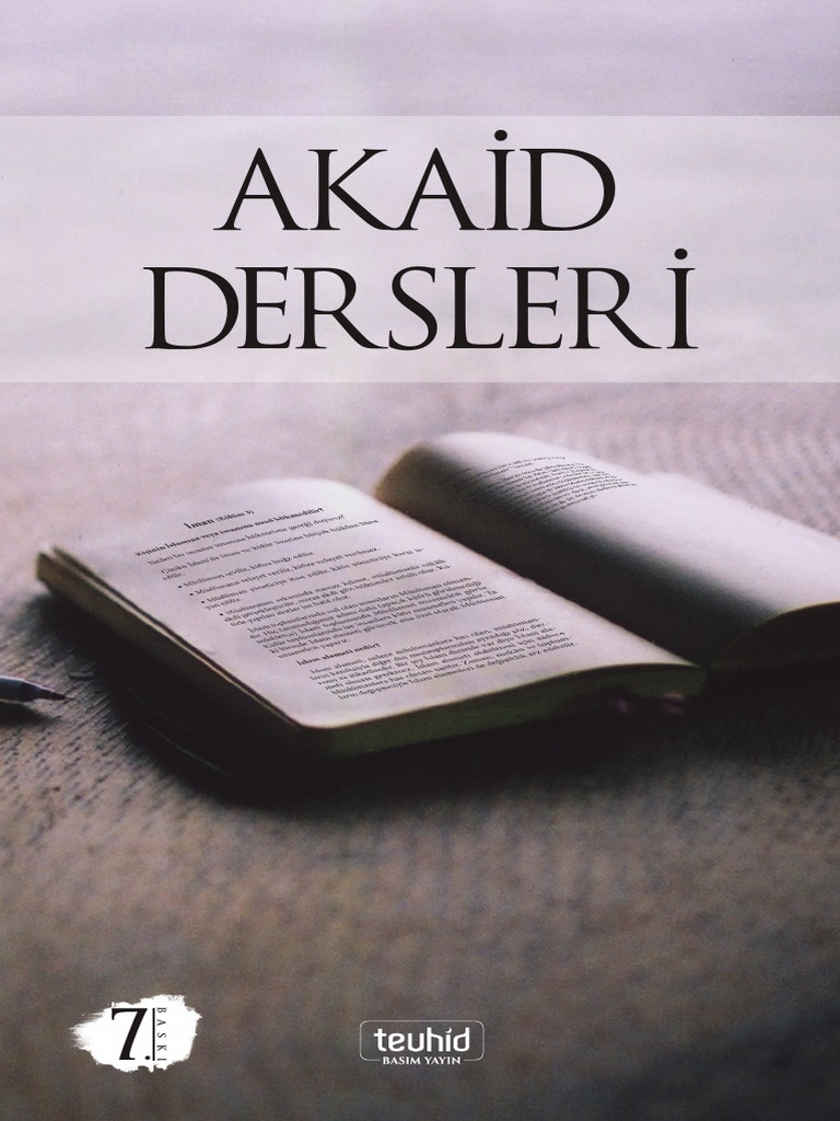 Akaid Dersleri, 7. Baskı | PDF