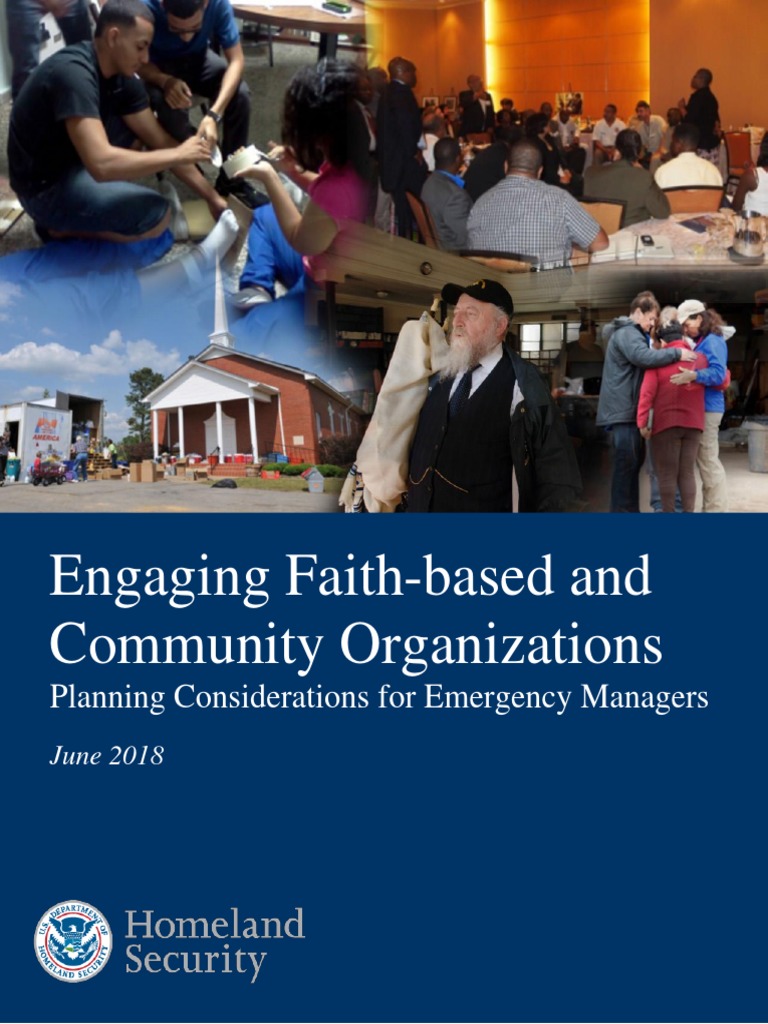 Engaging Faith Based and Community Organizations | PDF | Emergency ...