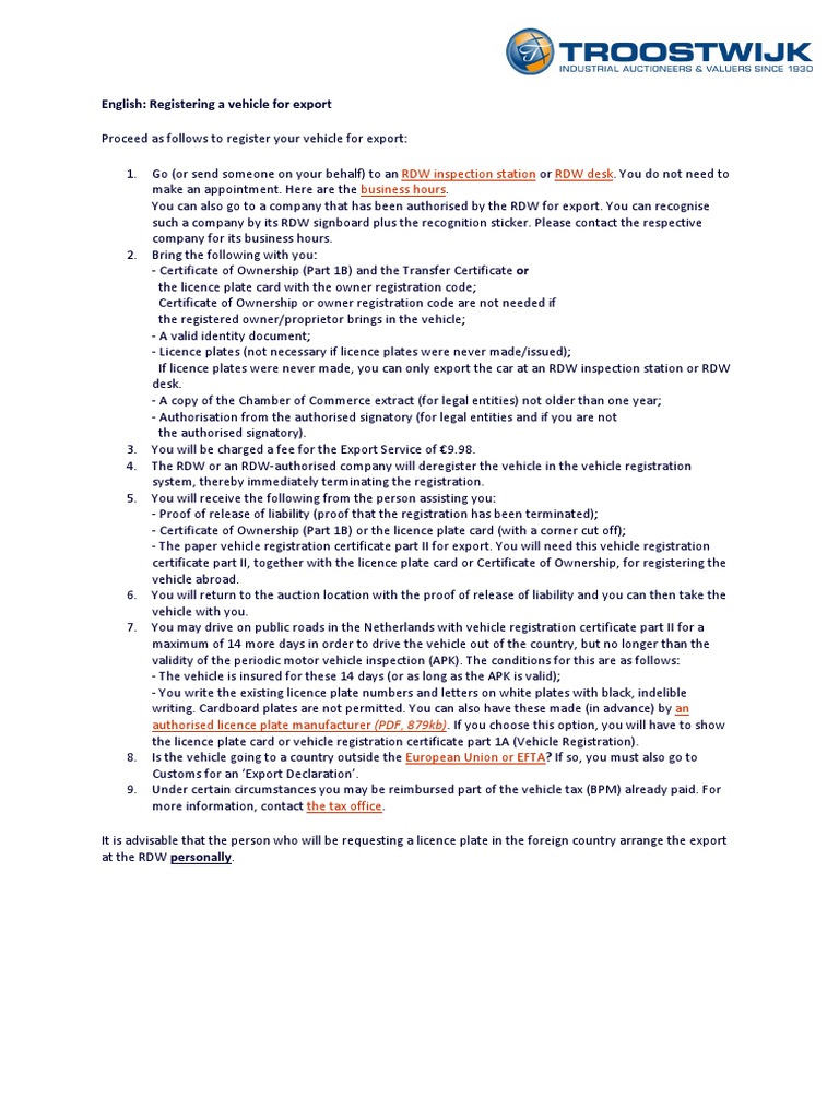 Export Vehicles | PDF | Vehicle Registration Plate | Government