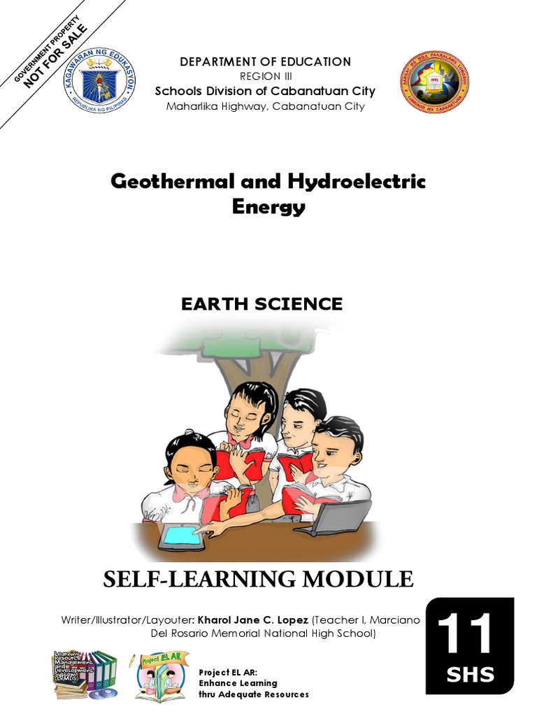 SHS-Earth-Science G11 Q1 W3 M2 | PDF | Power Station | Hydropower