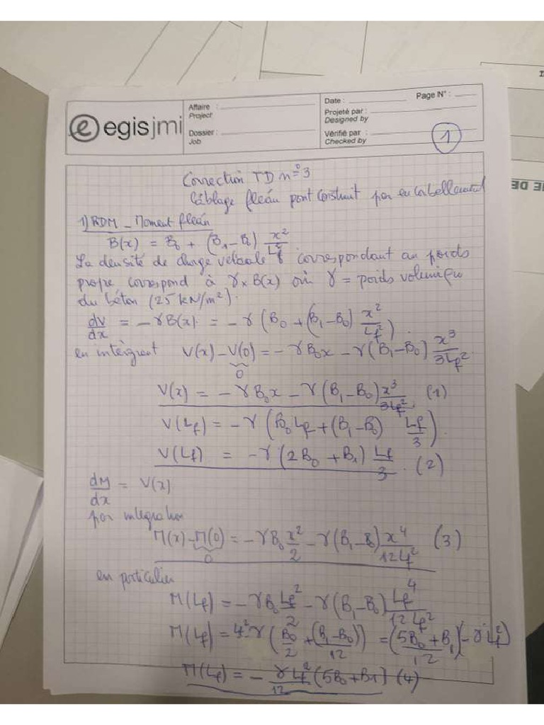 Correction Du TD 3 Pont | PDF