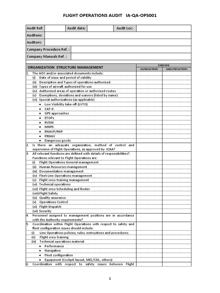 1.iaw-Qa-Ops01 Flight Ops | PDF | Instrument Flight Rules | Air Traffic ...