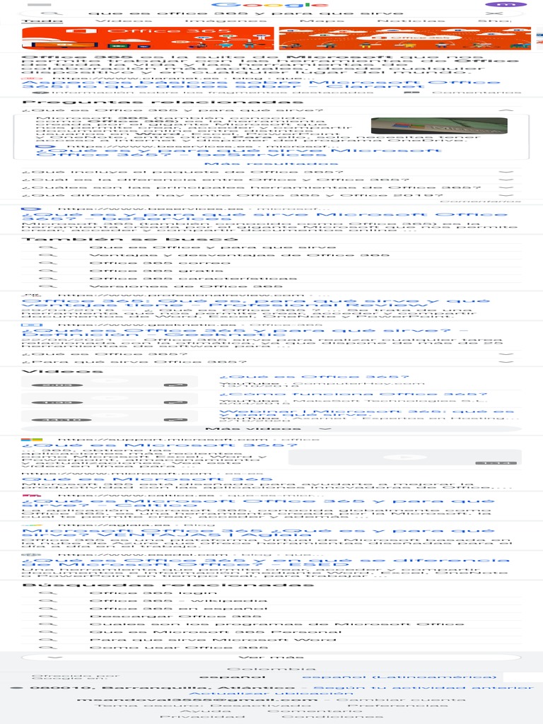 Que Es Office 365 y para Que Sirve - Buscar Con Google | PDF | Microsoft Office | Microsoft