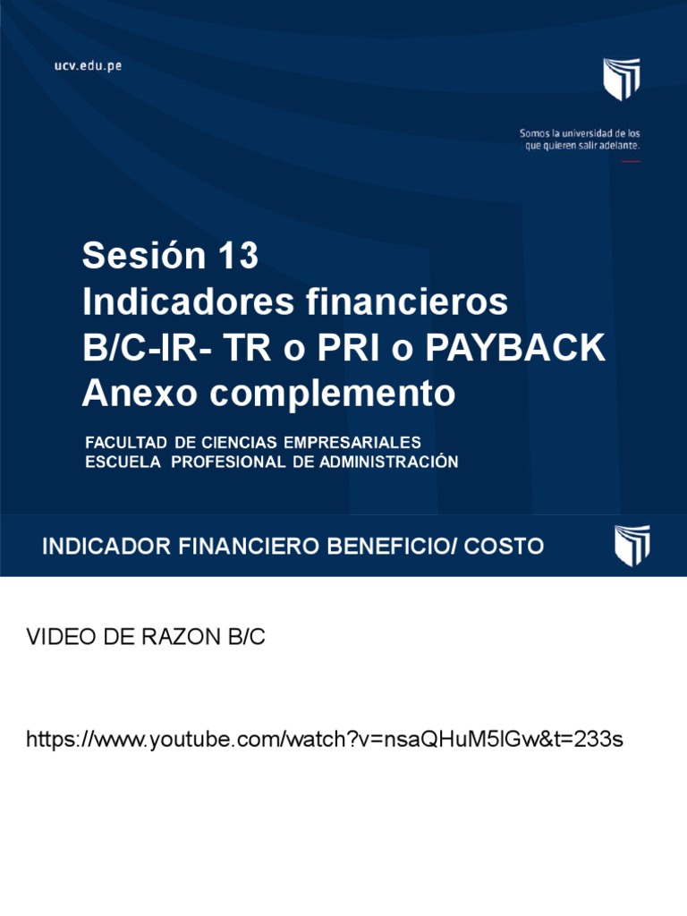 SESIÓN 13 MATEFIN Informe Académico B, C-PRI-IR 2022-1 (Anexo Complemento) | PDF | Economias ...