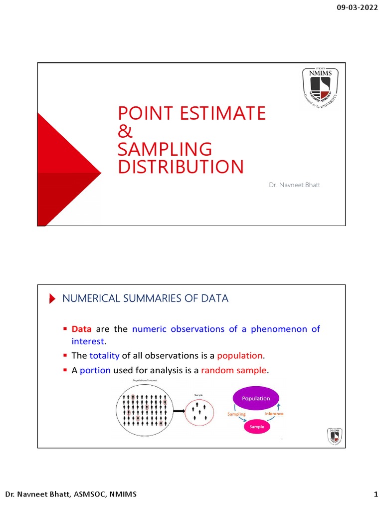 Sampling Distribution | PDF | Confidence Interval | Normal Distribution