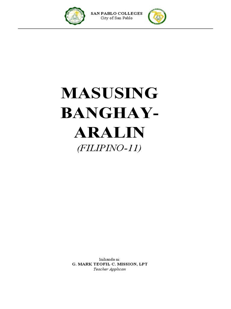 Masusing Banghay-Aralin | PDF