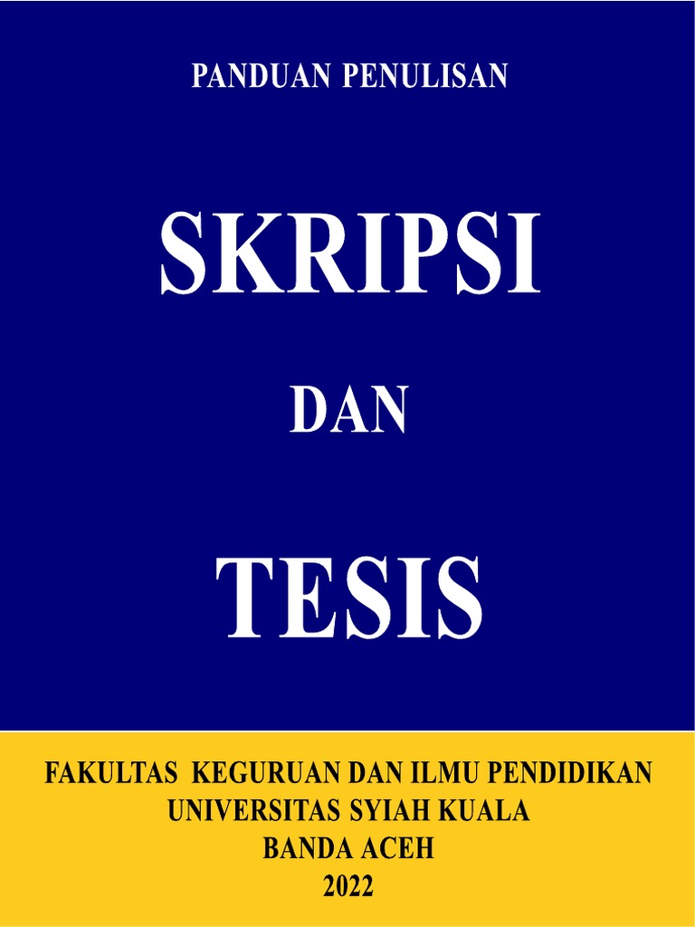 Panduan Skripsi Fkip 2022 | PDF