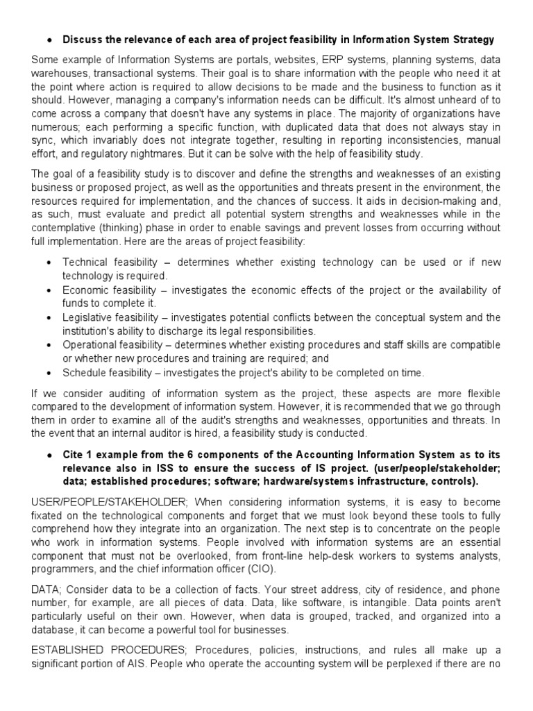 Telos | PDF | Information System | Feasibility Study