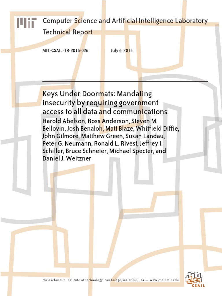 Mit Csail TR 2015 026 | PDF | Transport Layer Security | Public Key Cryptography