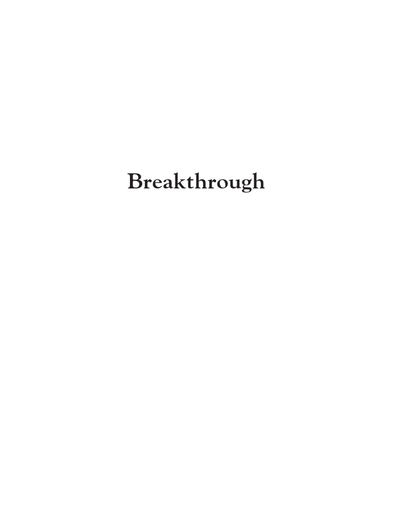 Breakthrough: A Growth Revolution | PDF | Economic Growth | Economics