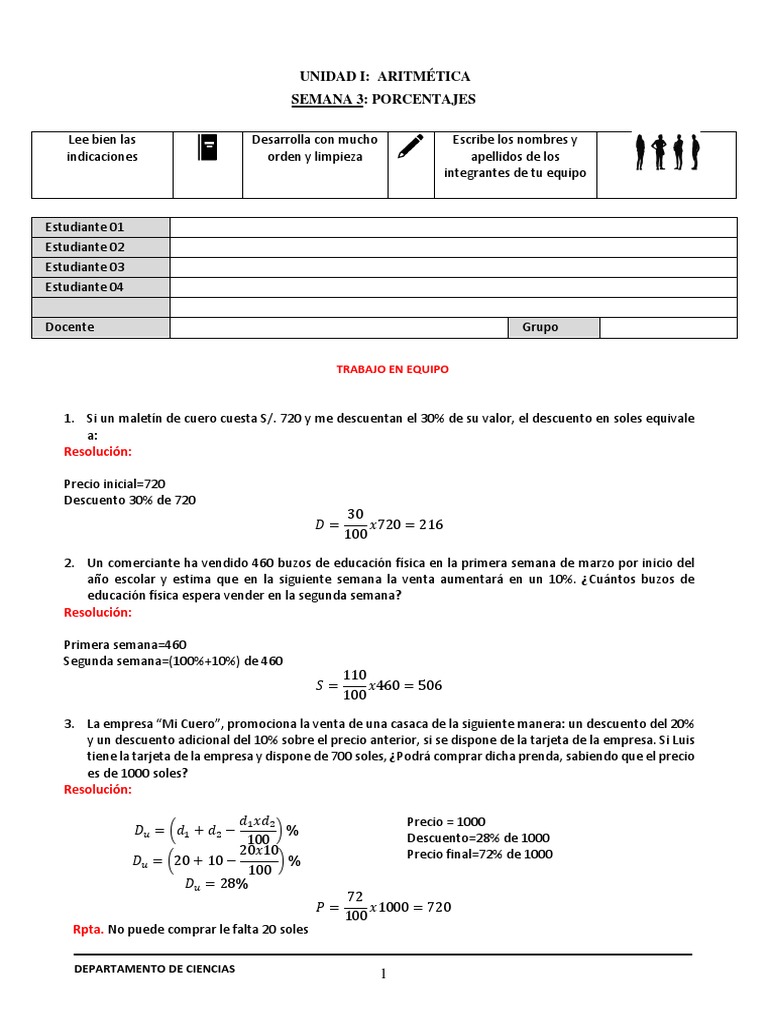 Solucionario Taller Semana 03 | PDF Solucionario Taller Semana 03 | PDF
