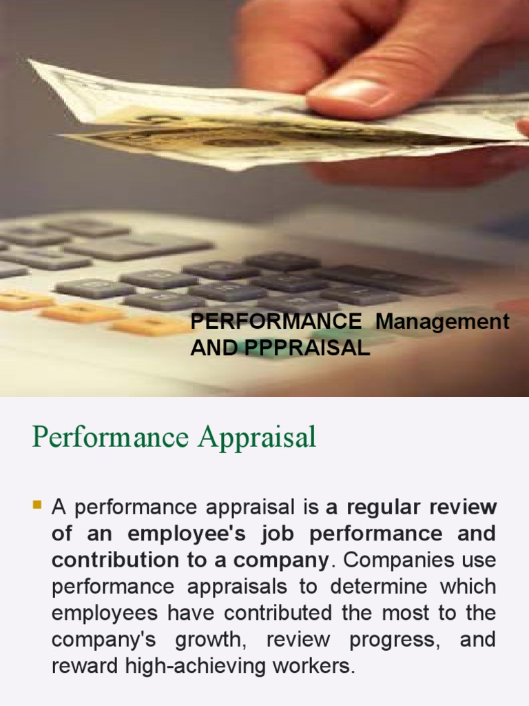 Performance and Potential Appraisal | PDF | Performance Appraisal ...