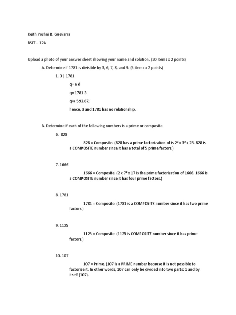 Guevarra Discreet Math PT | PDF | Algebra | Elementary Mathematics Guevarra Discreet Math PT | PDF | Algebra | Elementary Mathematics