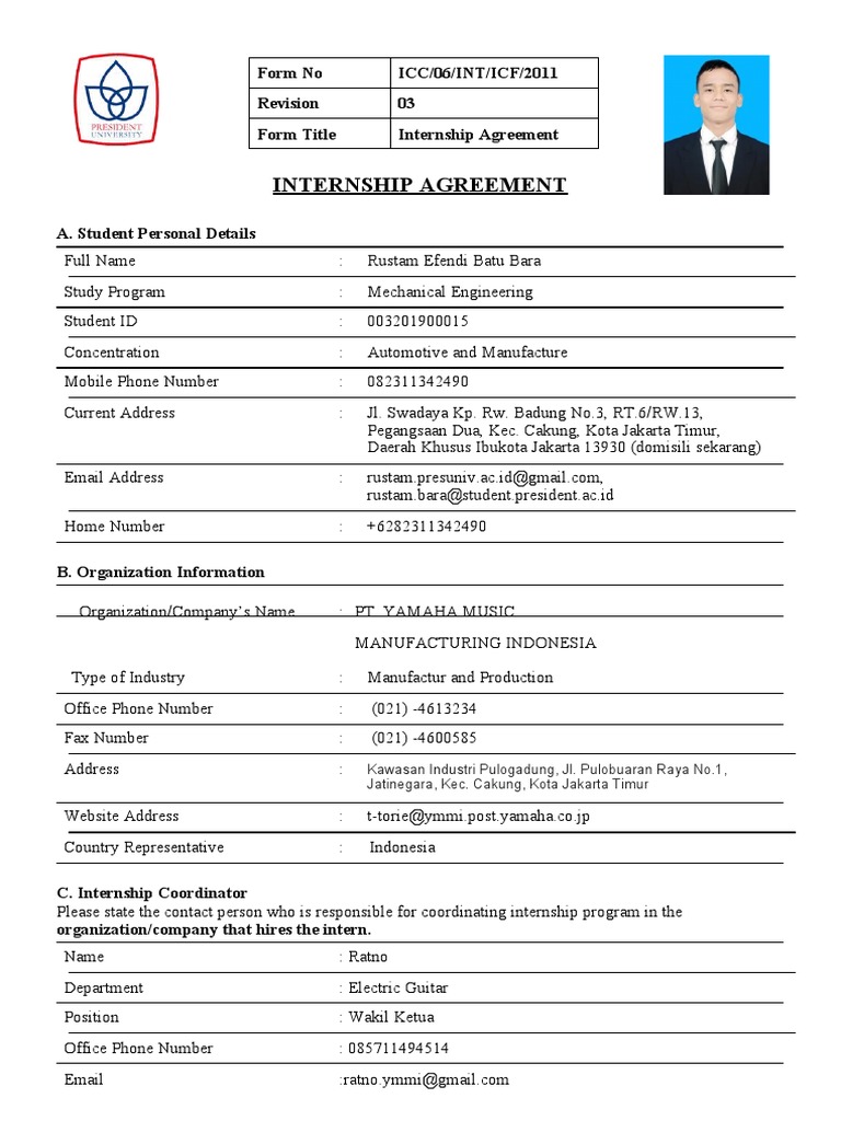 Internship-Agreement-Form-20213-003201900015 (1) (1) - 1 | PDF