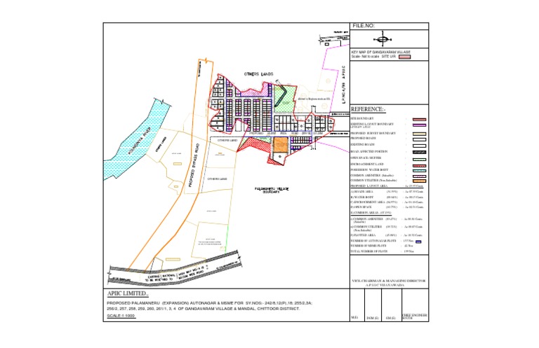 Proposed Road Layout for Gangavaram | PDF