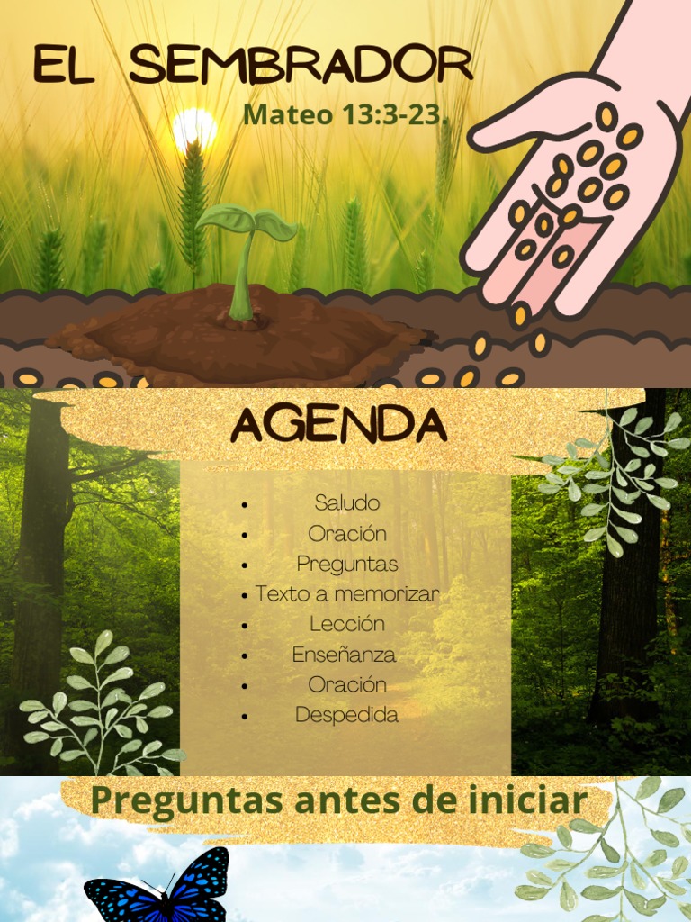 El Sembrador | PDF | Jesús | Parábolas de Jesús