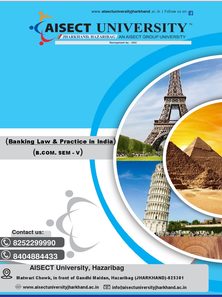 Banking Law & Practice in India (5th Semester | PDF
