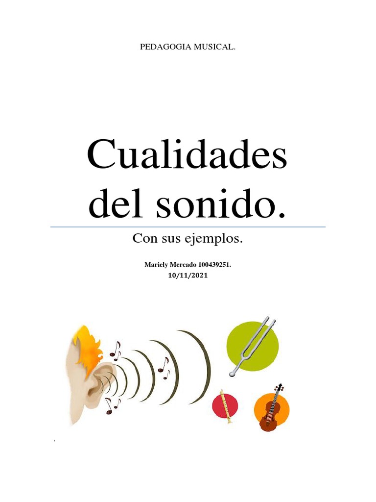 Cualidades Del Sonido | PDF