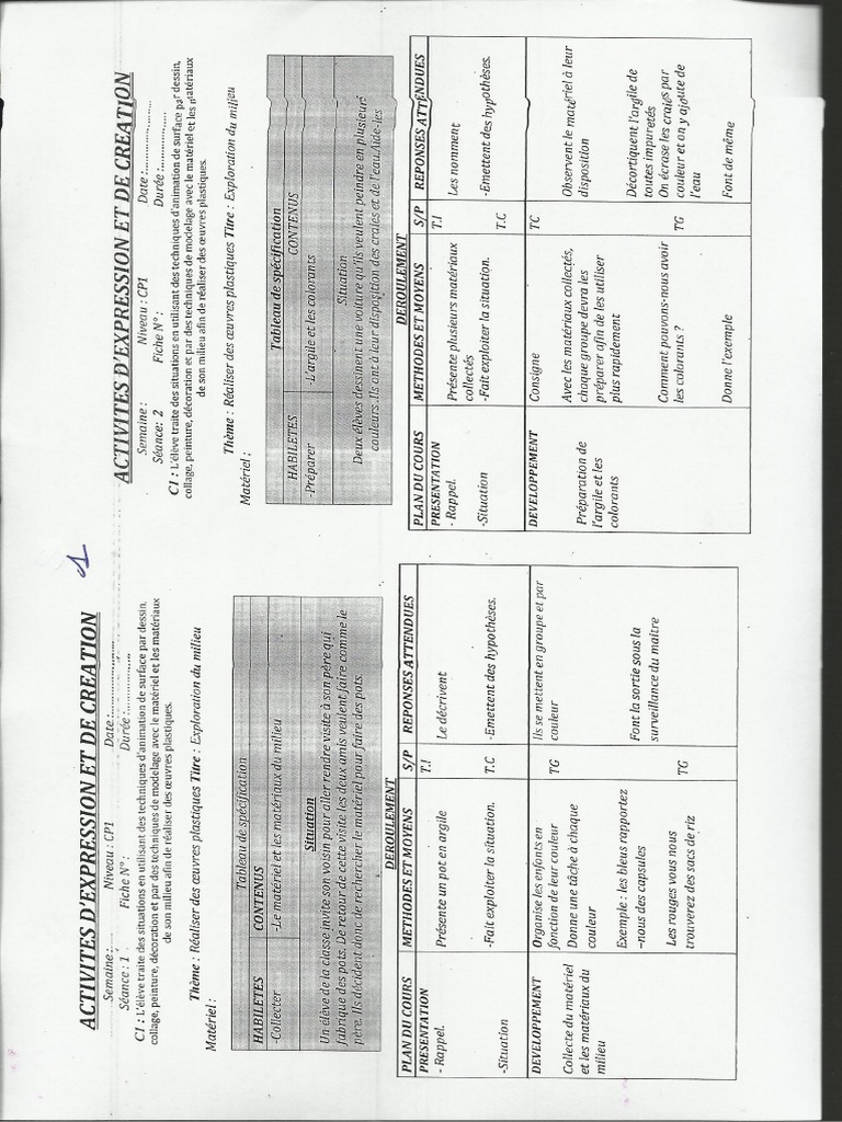 Fiches Aec Cp1 20 | PDF