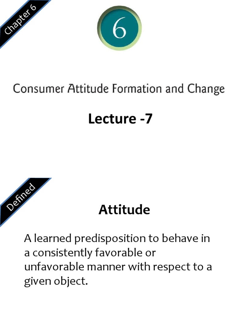 Attitude | PDF | Attitude (Psychology) | Cognitive Psychology