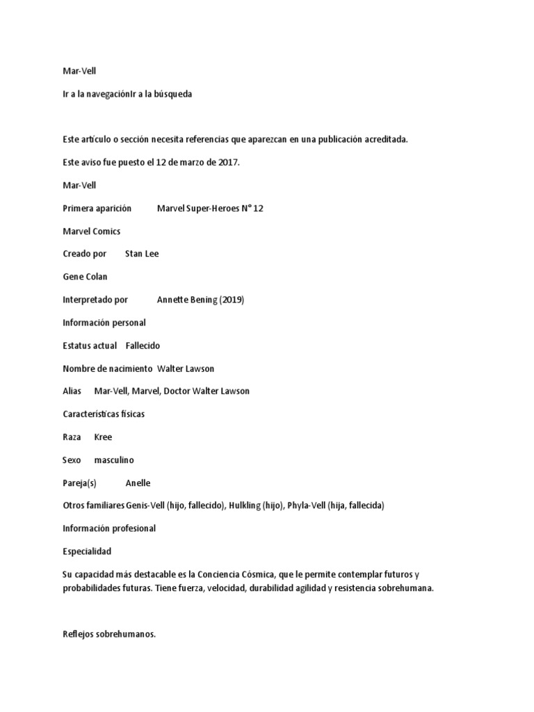 Documento 29 | PDF | Comics Marvel | Personajes de Marvel Comics