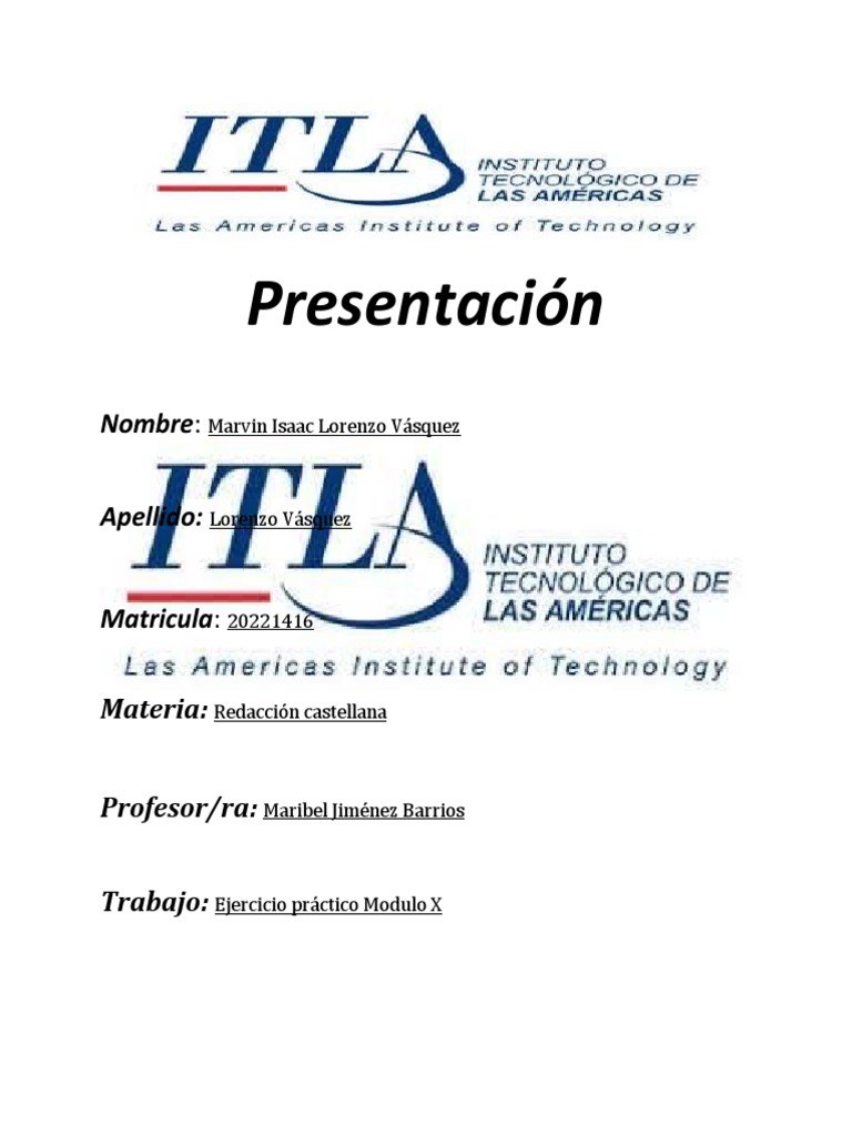 Ejercicio Practico Modulo 10 (Part 2) (Marvin Lorenzo) | PDF | Peter ... Ejercicio Practico Modulo 10 (Part 2) (Marvin Lorenzo) | PDF | Peter ...