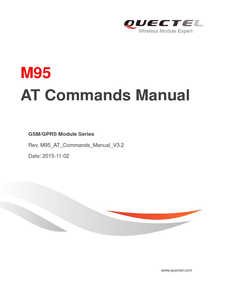 Quectel M95 at Commands Manual V3.2 | PDF | General Packet Radio Service | Electronics