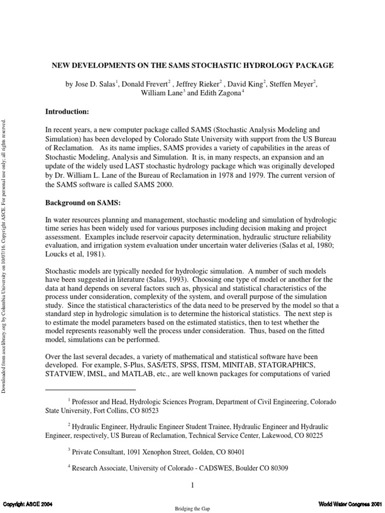 Salas 2001 | PDF | Time Series | Statistics