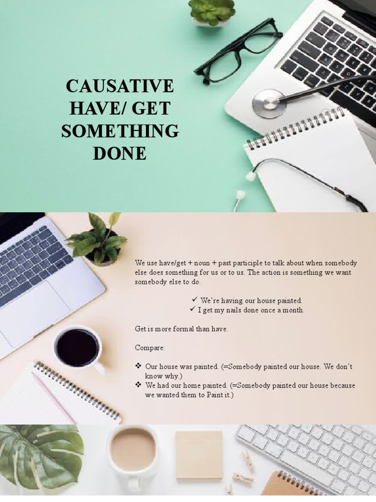 Causative Have/ Get Something Done | PDF
