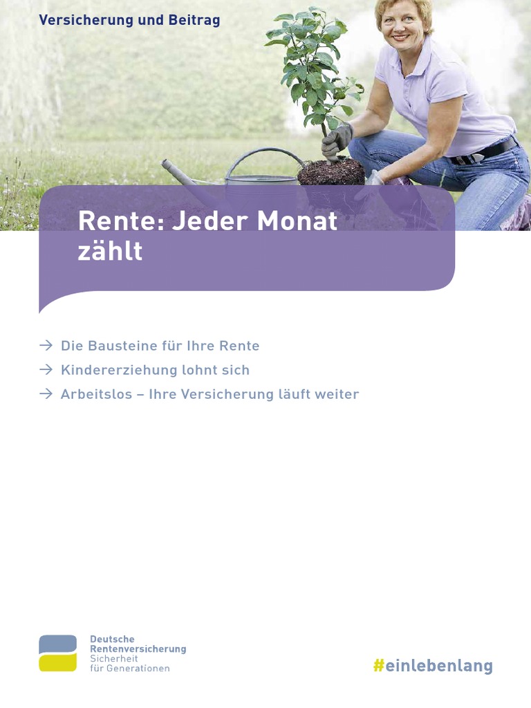 Rente Jeder Monat Zaehlt | PDF
