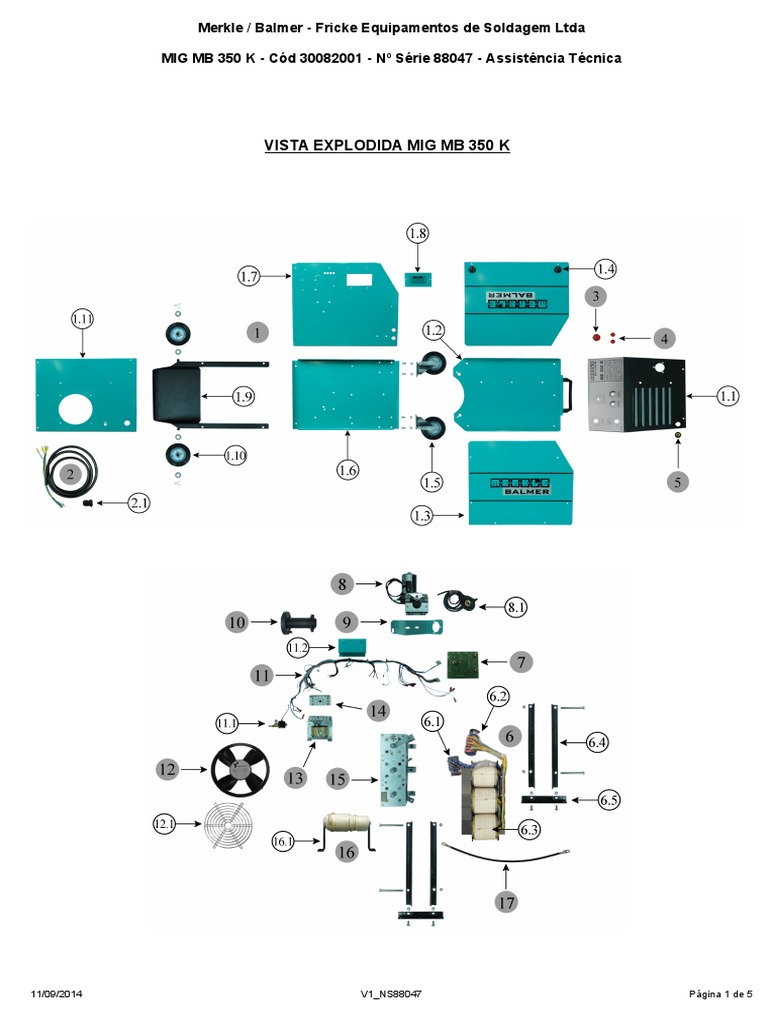 Vista Explodida MIG MB 350 | PDF