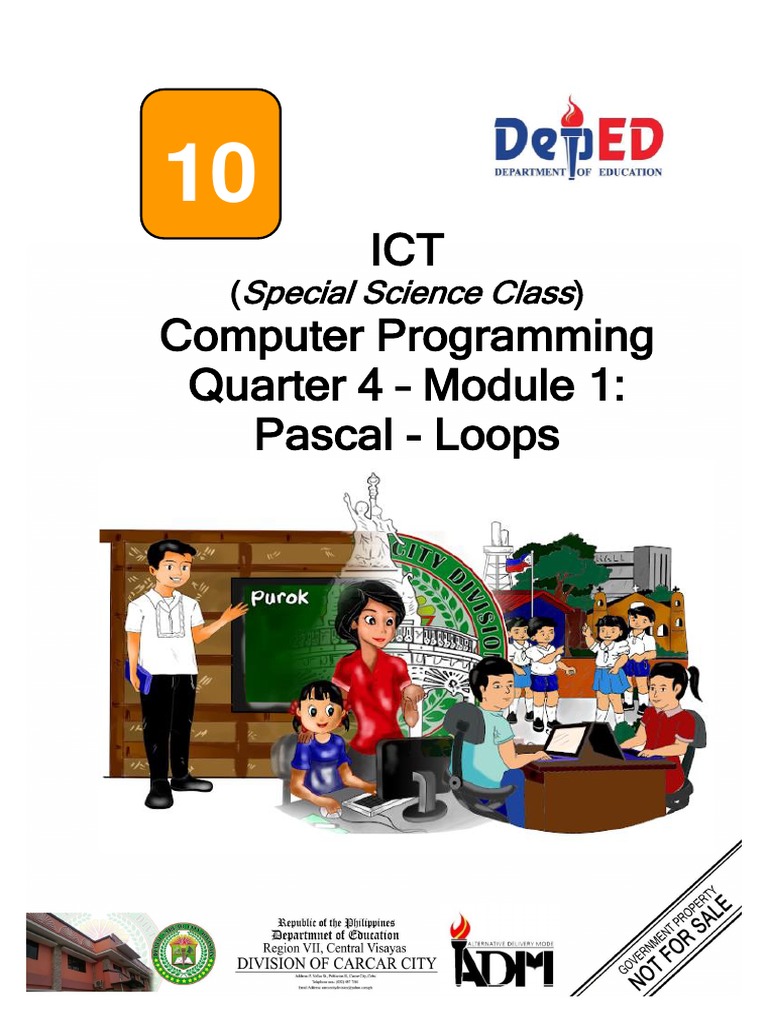 SSC Gr10 ICT Q4 Module 1 WK 1 - v.01-CC-released-14June2021 | PDF | Control Flow | Software ...