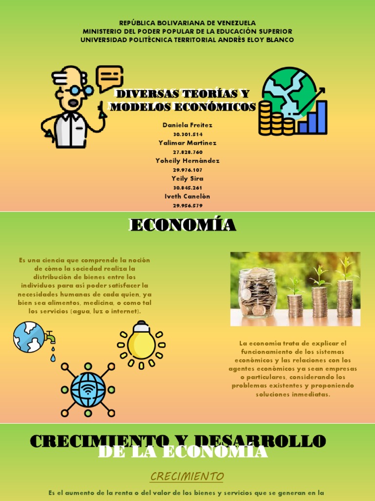 Diversas Teorias y Modelos Economicos | PDF | Crecimiento económico ...