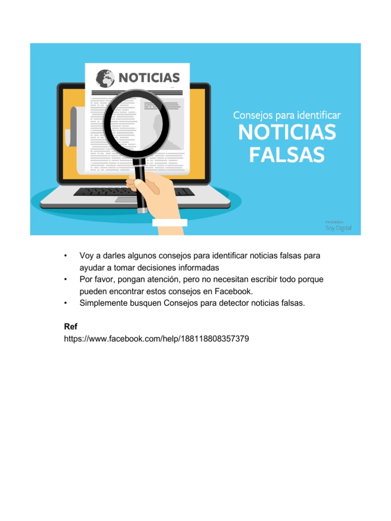 Mo Üdulo 7 Consejos Para Detectar Noticias Falsas Pdf