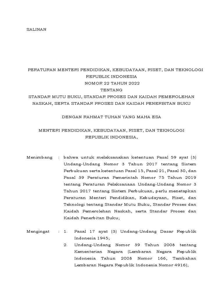 Jdih Kemdikbud Go Id Sjdih Siperpu Dokumen Salinan Salinan