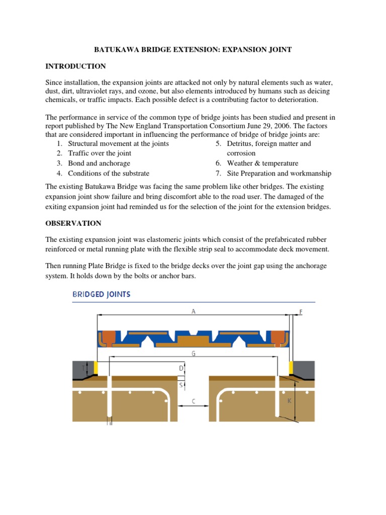 Expansion Joint | PDF | Bridge | Concrete