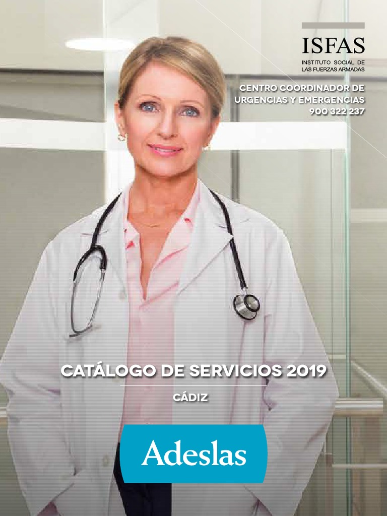 Adeslas Isfas Cadiz Cuadro Medico - Online | PDF | Medicina de Cuidados ...