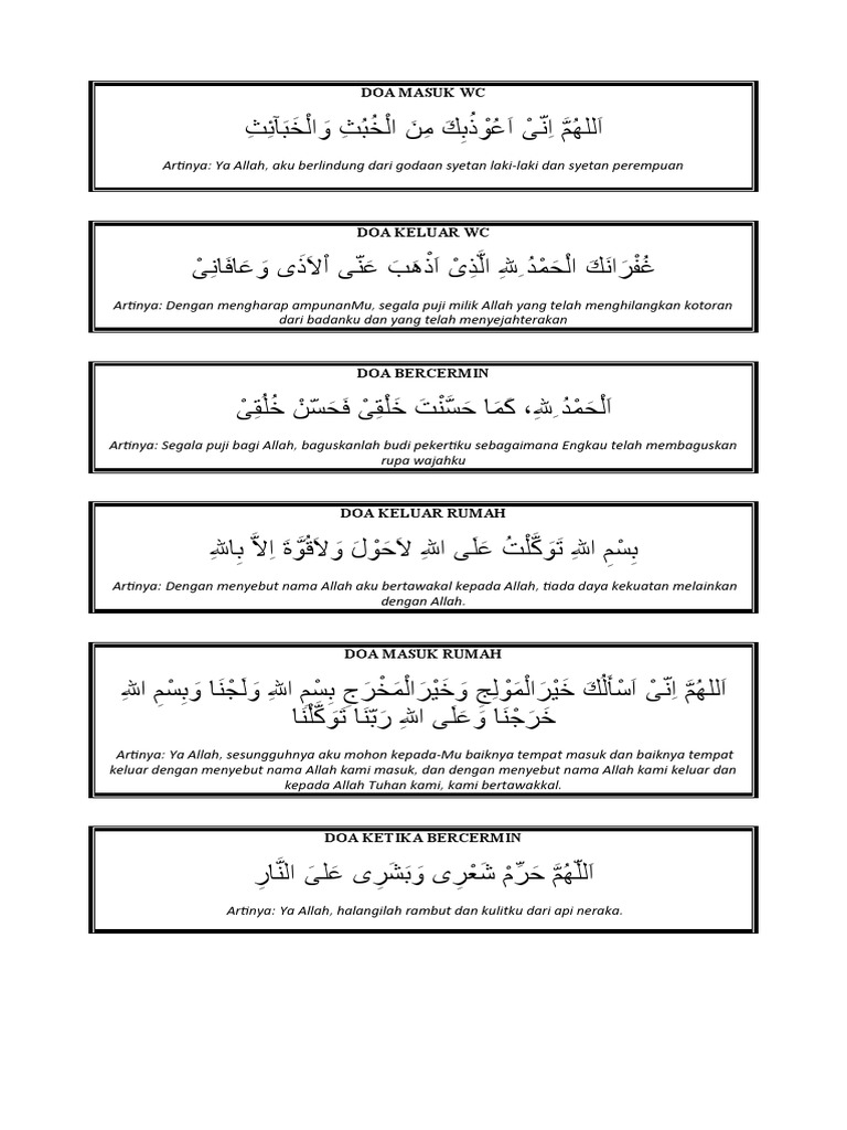 Doa Harian | PDF