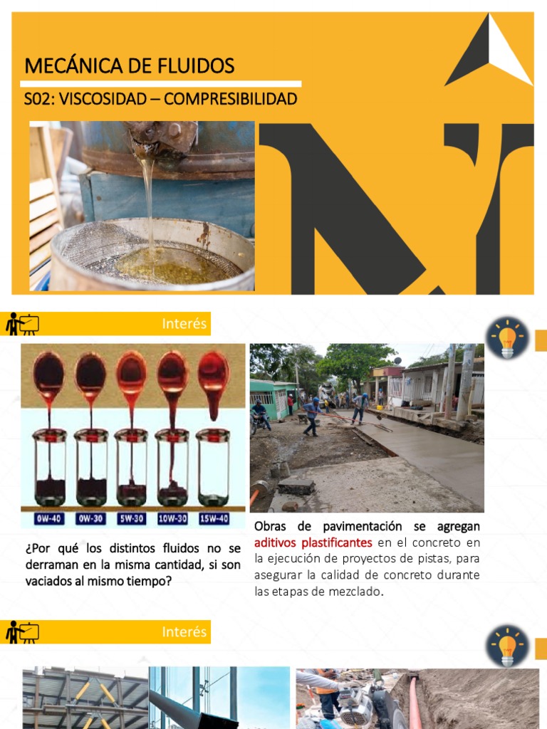 Viscosidad y Compresibilidad en Fluidos | PDF | Viscosidad | Numero ...