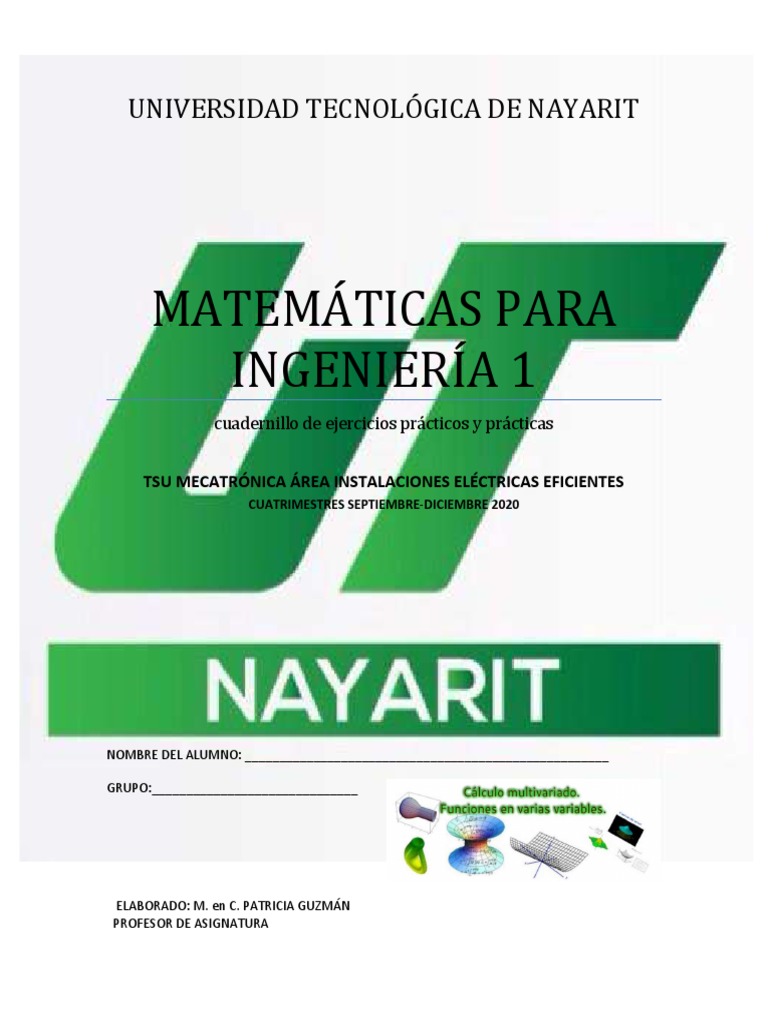 Cuadernillo Matematicas 1 | PDF | Integral | Función (Matemáticas)