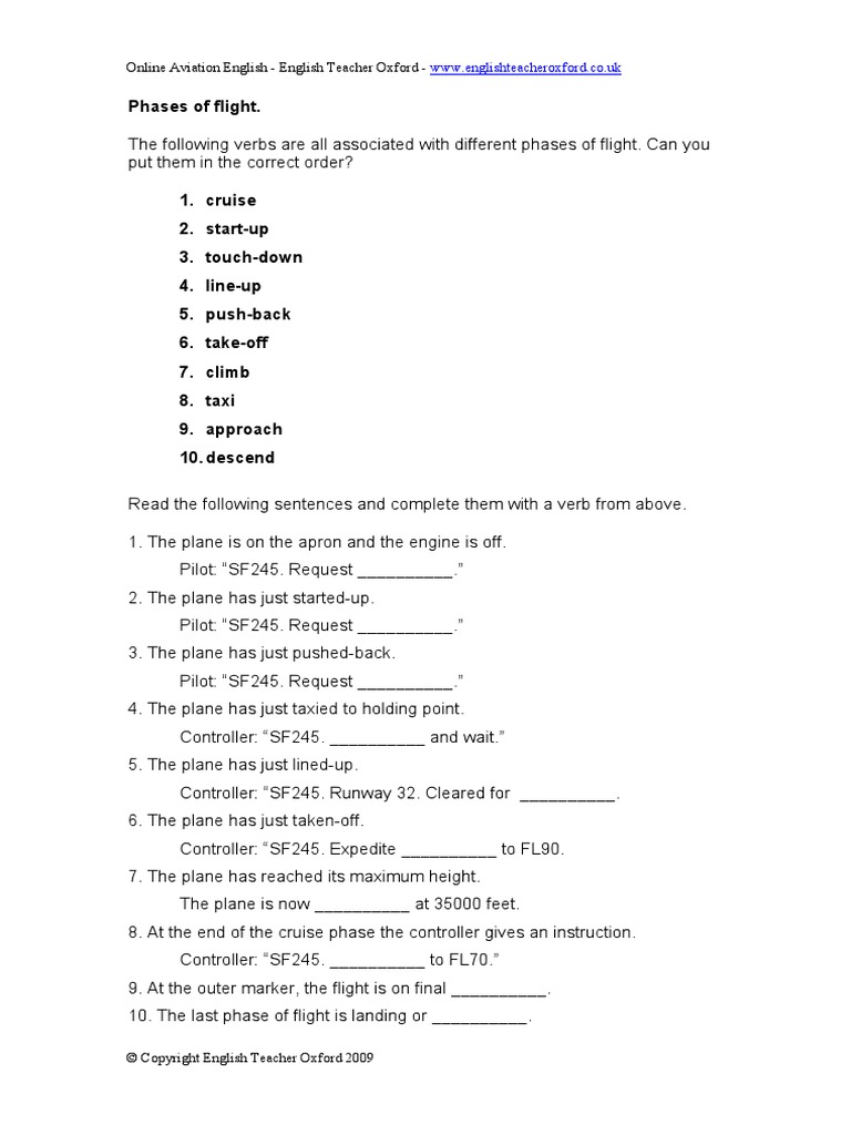 Phases of Flight | PDF | Takeoff | Aeronautics
