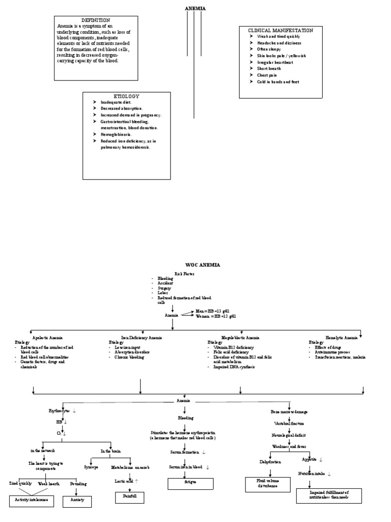 Woc Anemia | PDF | Anemia | Medical Specialties